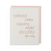 Gorgeous Charming Irresistible Card - WowWordZ